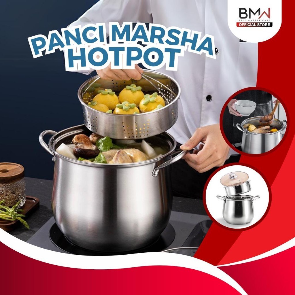 Jual Panci Aladin Stainless Panci Kukus Tebal Premium Panci High Pot ...