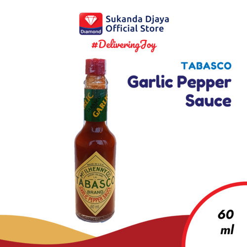 Jual Tabasco Garlic Pepper Sauce 60 Ml | Shopee Indonesia