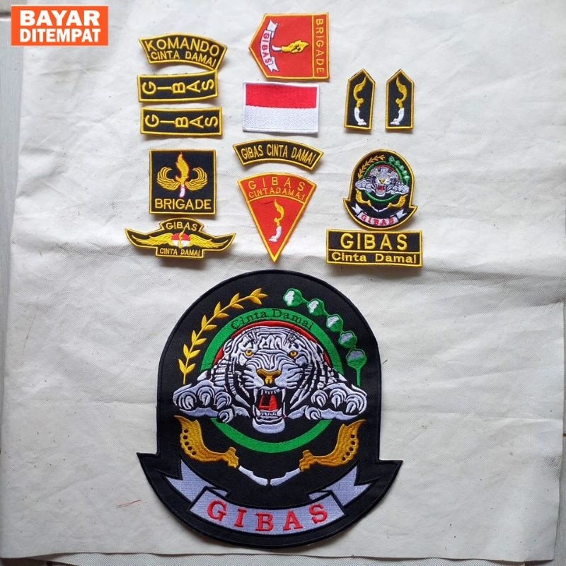 Jual LOGO GIBAS BORDIR 1 SET | Shopee Indonesia