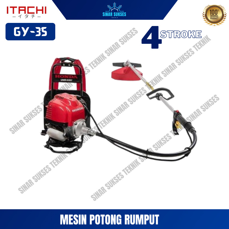 Jual HONDA ITACHI Brush Cutter Mesin Potong Rumput Bensin 4T Mesin ...