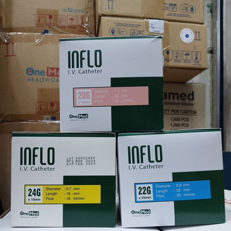 Jual Inflo IV Cath abbocath 18G 20G 22G 24G | Shopee Indonesia