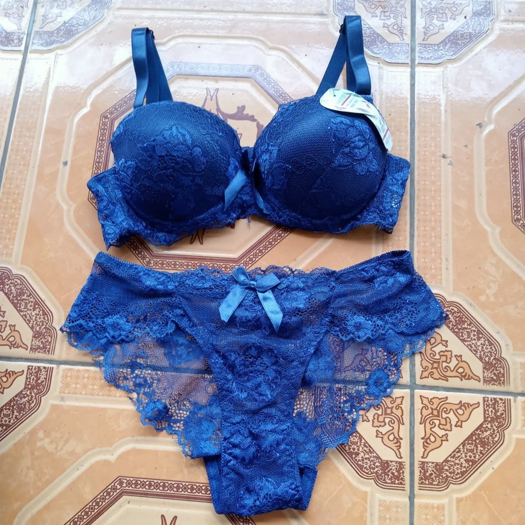 Jual UNDERPANTSSS_COLLECTION-bra set import bra + cd setelan wanita terbaru/brokat import ...