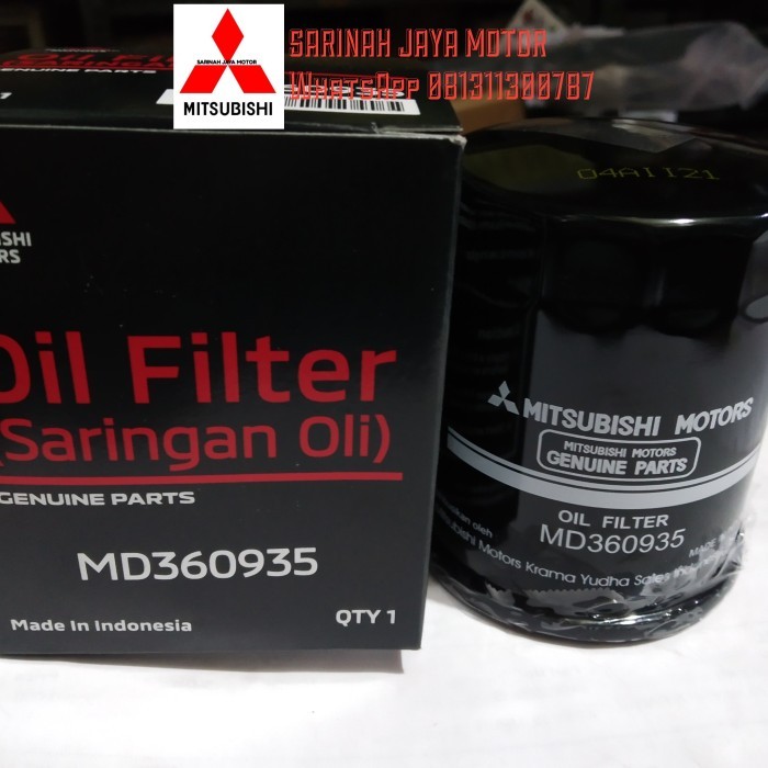 Jual New filter oli oil filter Mitsubishi Outlander,x pander asli ...