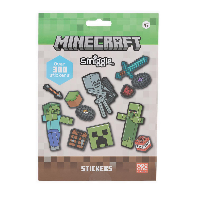 Jual Smiggle Minecraft Sticker Studio Book - IGL401455GRN | Shopee ...