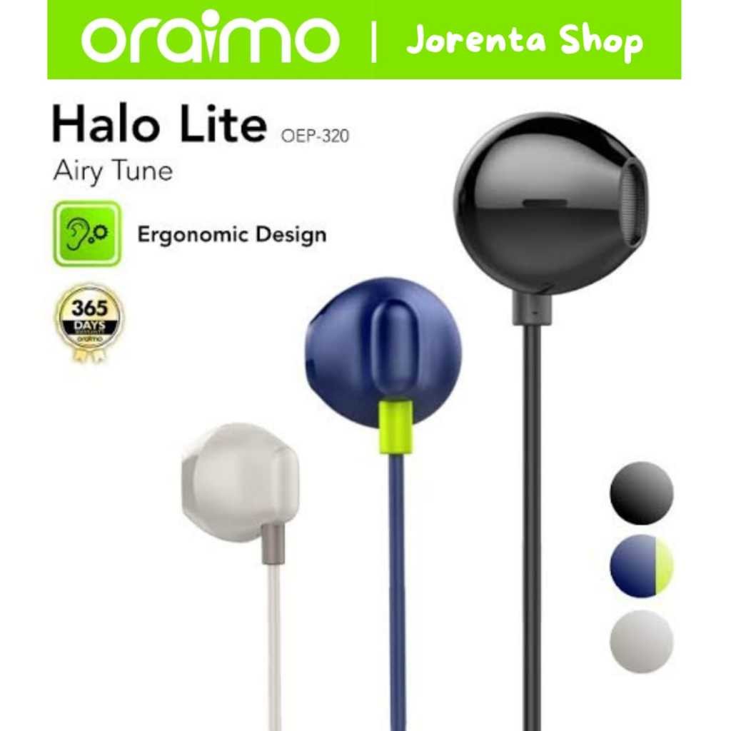 Jual Headset Oraimo OEP 320 Half In Ear Earphone ORIGINAL PRODUK ...