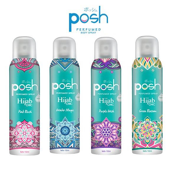 Jual Posh Perfumed Body Spray Hijab Chic - 150ml | Shopee Indonesia