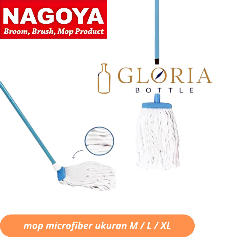 Jual NAGOYA Alat Pel Microfiber Ukuran M L XL Mop Pel Lantai Bahan Alat ...