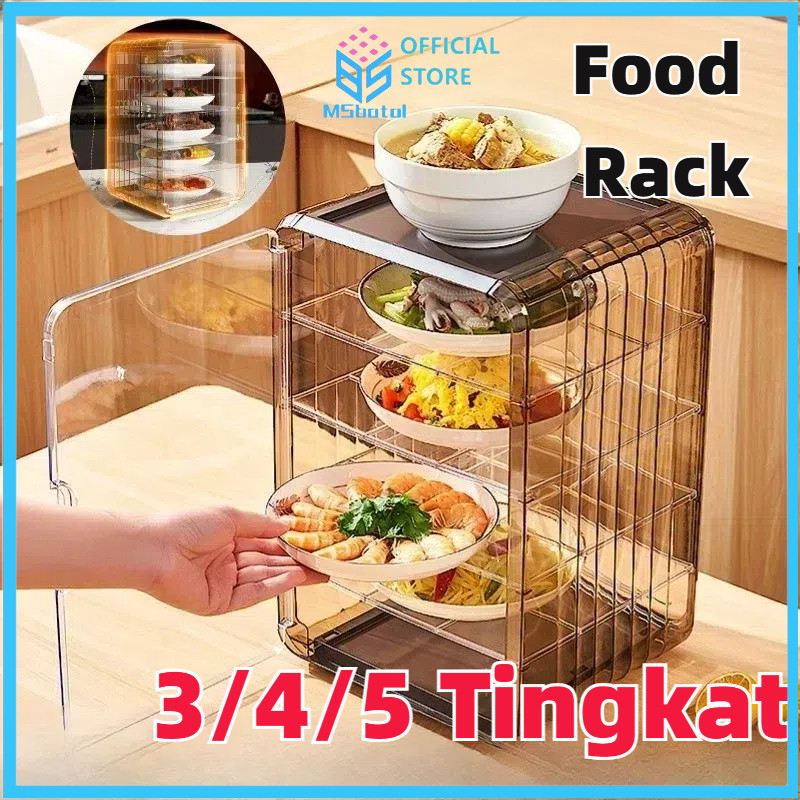 Jual 【COD】3/4/5 Tingkat Food Rack Storage Saji Rak Makanan Bertingkat ...