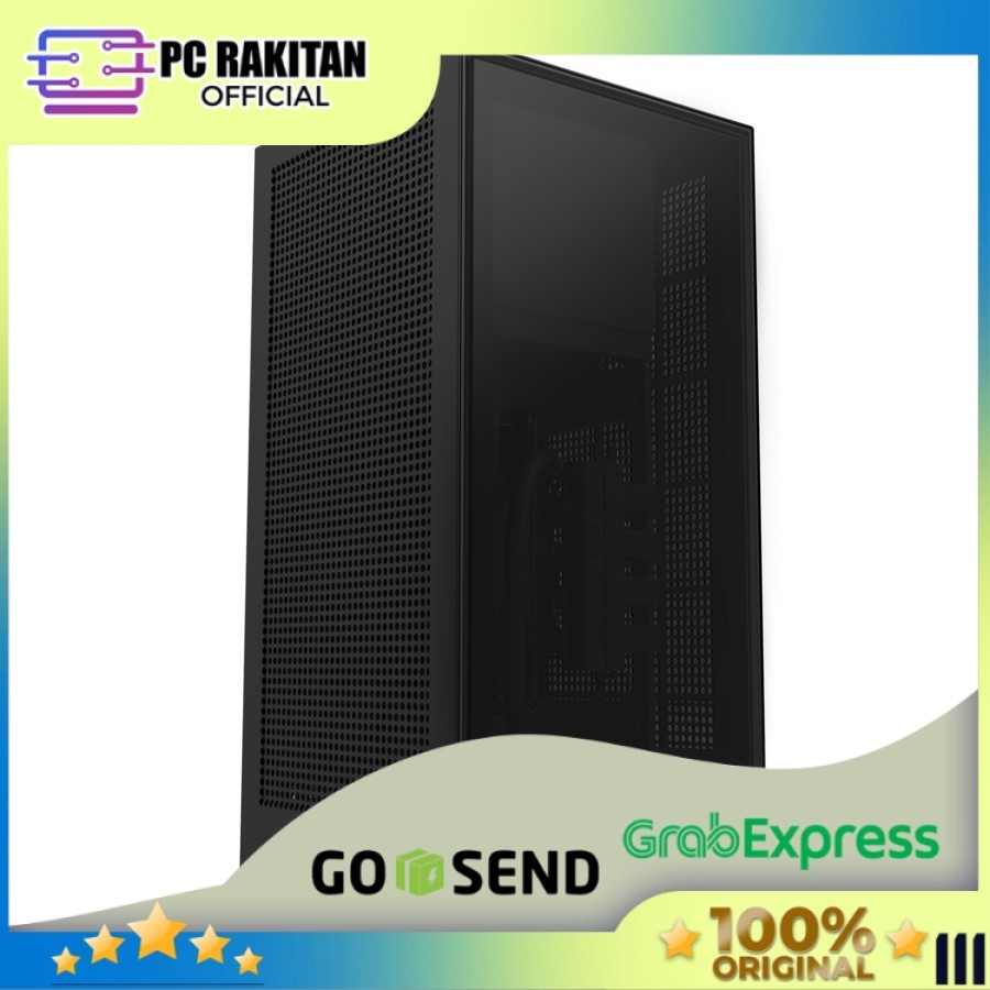 Jual NZXT PC CASE ITX H1 + PCIE 3.0 RISER CABLE + 140MM AIO COOLER ...