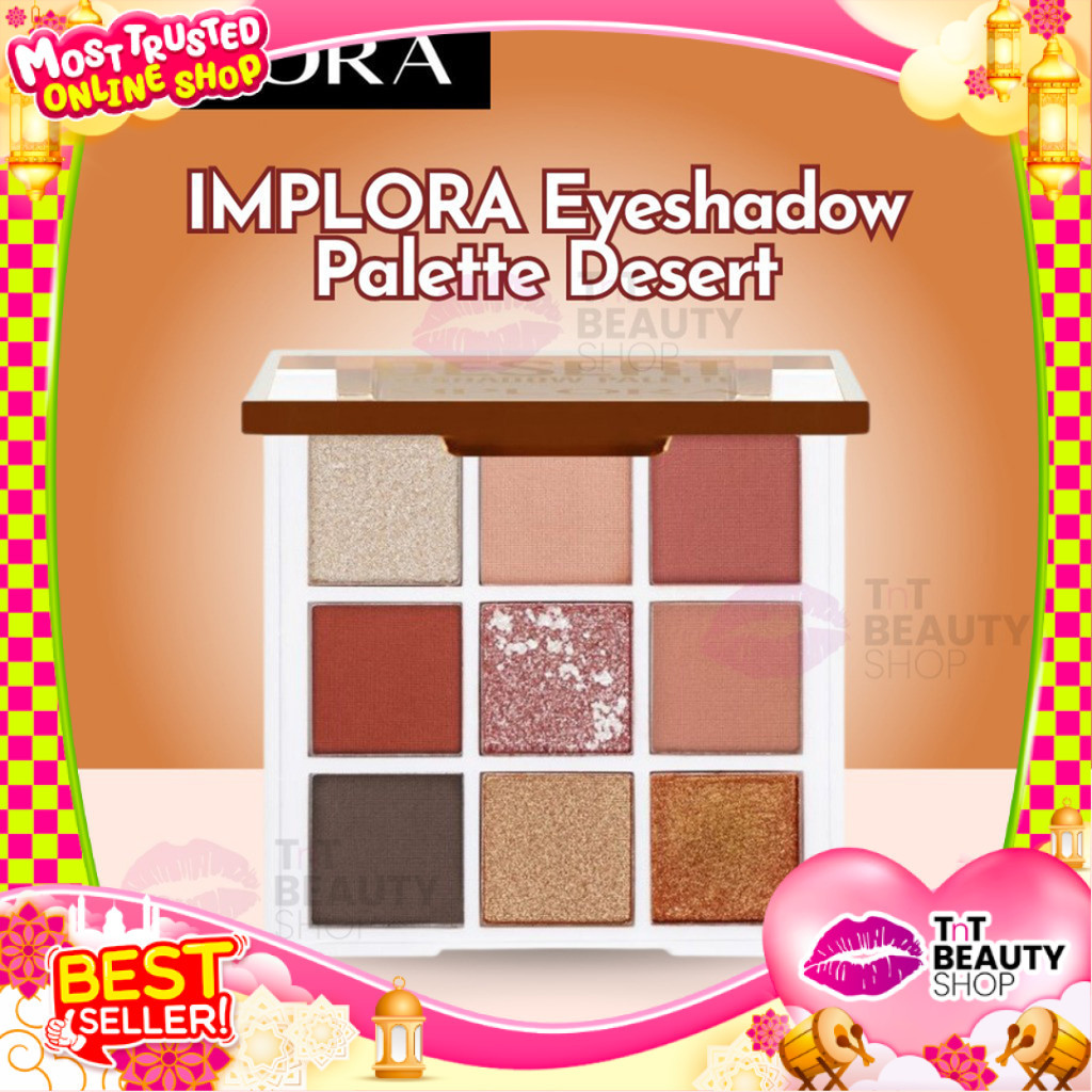 Jual IMPLORA Eyeshadow Palette Desert | TnT Beauty Shop | Shopee Indonesia