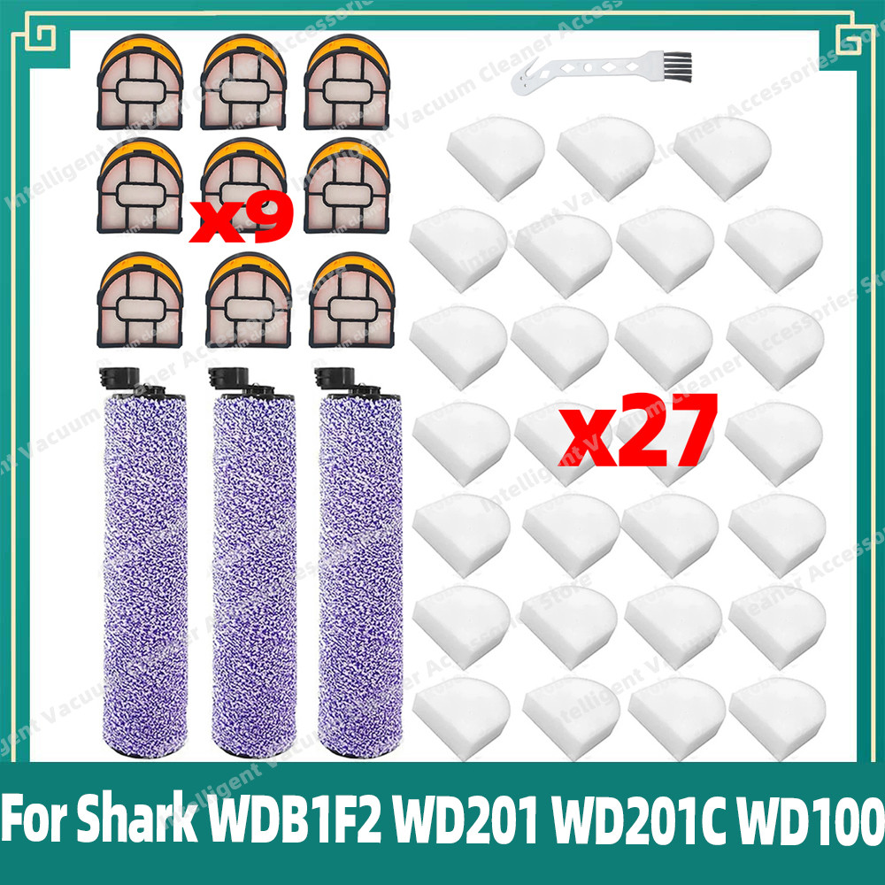 Jual Compatible For Shark WDB1F2 WD201 WD201C WD100 For HydroVac XL 3-in-1 Vacuum Cleaner Roller ...