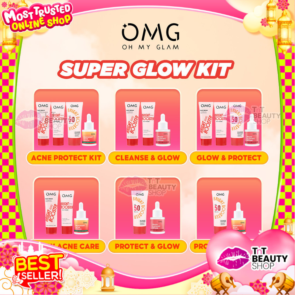Jual [BUNDLING] OMG Oh My Glow BEST SELLER BUNDLE! Bright Booster Super ...