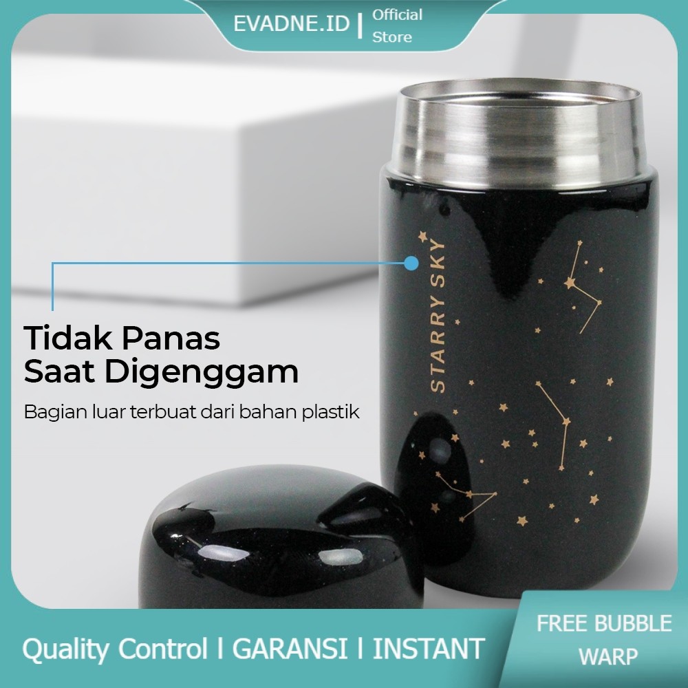 Jual Botol Minum Tumbler Panas Dingin Termos Stainless Steel 200ml ...