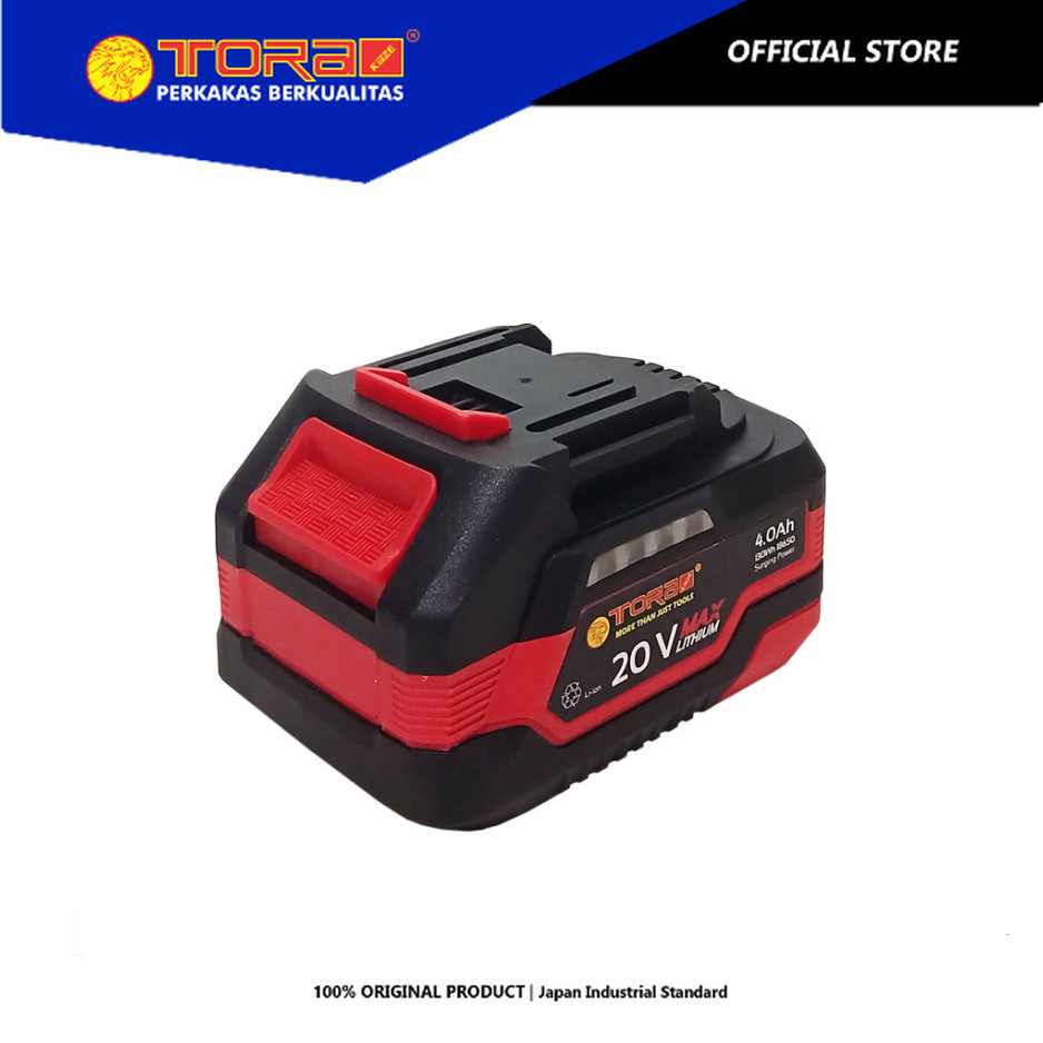 Jual TORA Baterai Cordless 20V 4AH - Part Battery Cartridge | Shopee ...