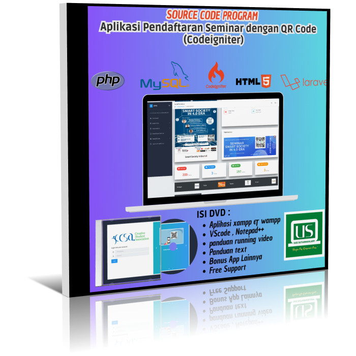 Jual Aplikasi Pendaftaran Seminar dengan QR Code (Codeigniter) | Shopee Indonesia