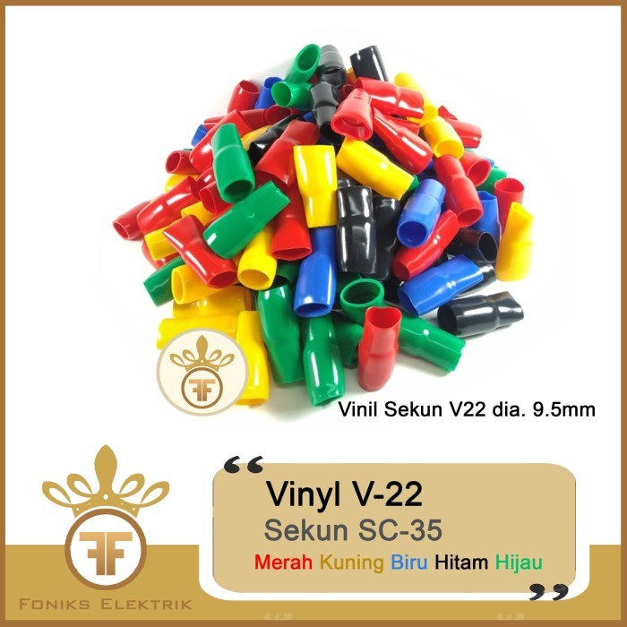 Jual Vinil Skun V22 Vinyl Scun V-22 End Cap Kondom SC-35 Skun 35mm ...