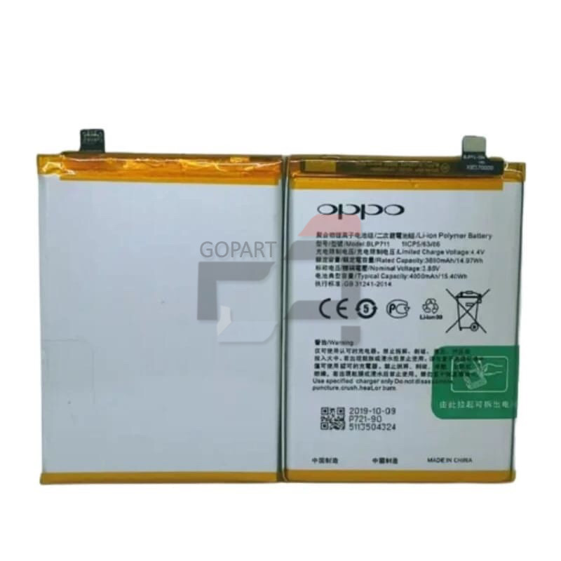 Jual BATTERY OPPO A1K BLP711 / BATRE OPPO A1K BLP-711 ORIGINAL | Shopee ...