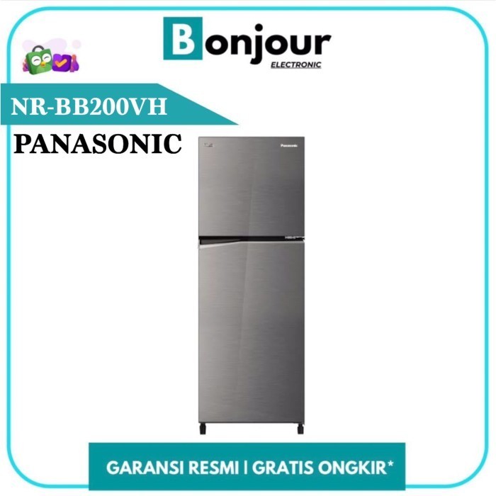 Jual Kulkas Inverter 2 Pintu Panasonic NR BB200V H 196 liter NR-BB200VH ...