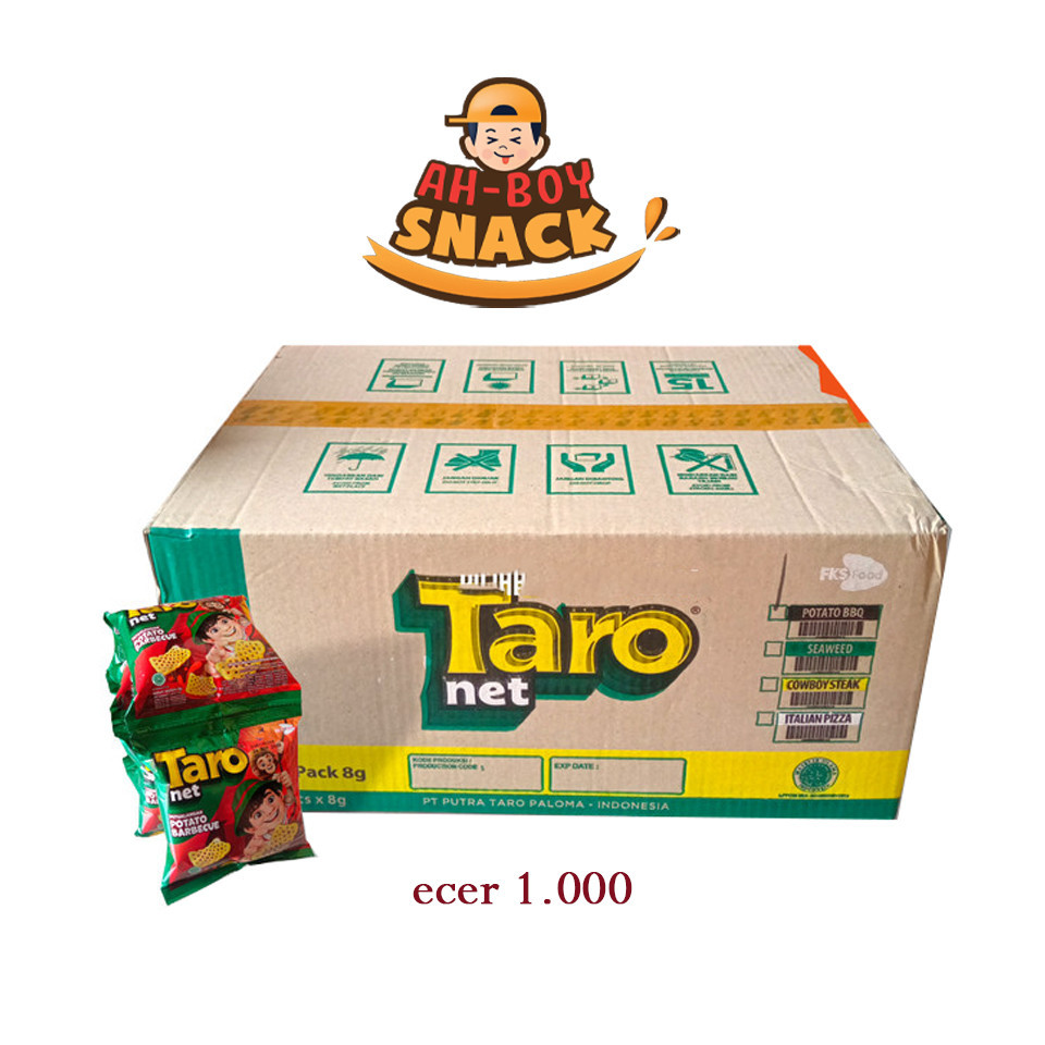 Jual 1 DUS TARO NET BBQ RENCENG ECER 1000 - 1 DUS TARO RENCENG 1.0001 ...