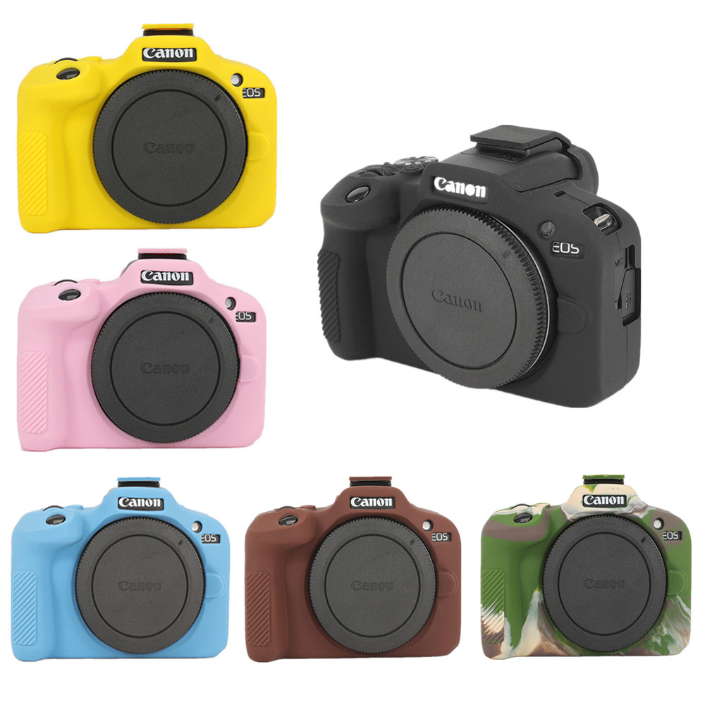 Jual R100 Soft Silicone Case Armor Camera Body Cover For Canon EOS R100 ...