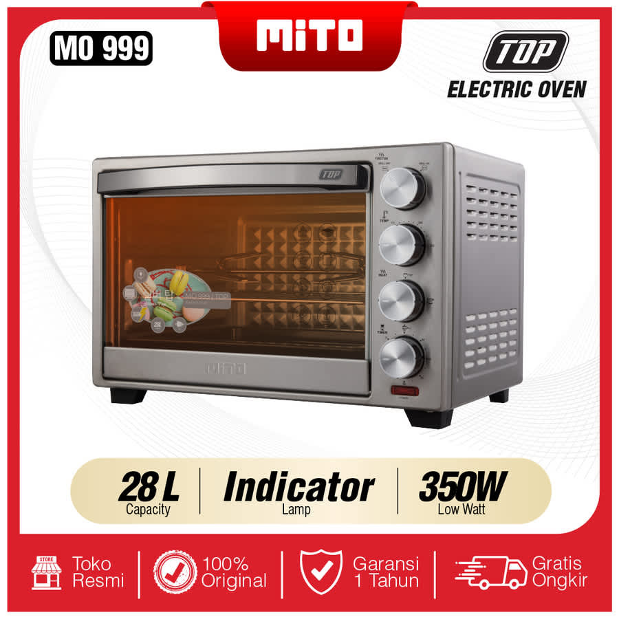 Jual Mito - Electric Oven - MO 999 28 Liter | Shopee Indonesia
