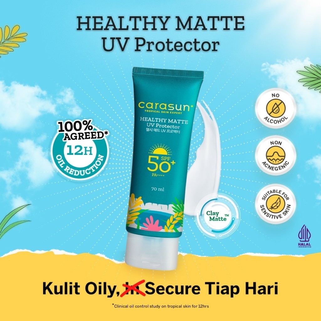 Jual Carasun Healthy Matte UV Protector SPF 50+ PA++++ 30ml | Shopee Indonesia