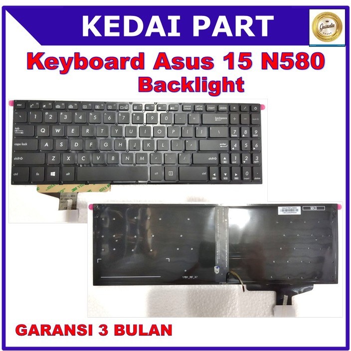 Jual Keyboard Asus Vivobook Pro 15 N580 M580 NX580V NX580VD X580 X580VD ...