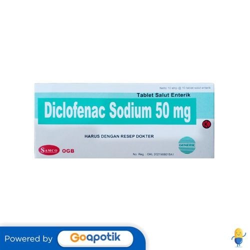Jual Diclofenac Sodium Samco 50 Mg Box 100 Tablet | Shopee Indonesia