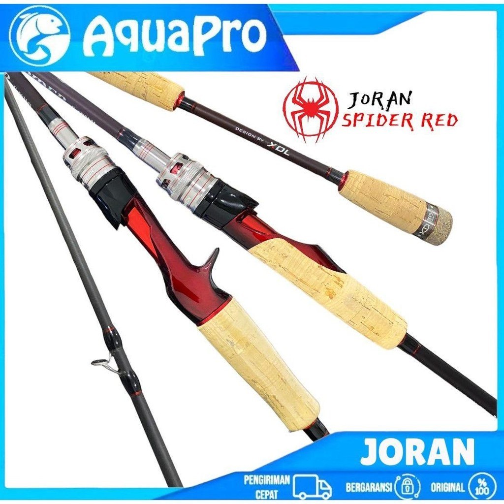 Jual Joran Pancing Spinning & Casting 1.80m-1.98m Action Medium Light Daya 3 Detik Putar Karbon ...