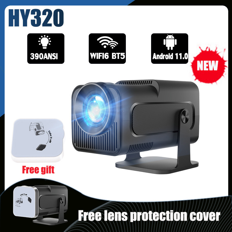 Jual DITONG HY320 Projector Android 11 390ANSI 4K Native 1080P Dual ...