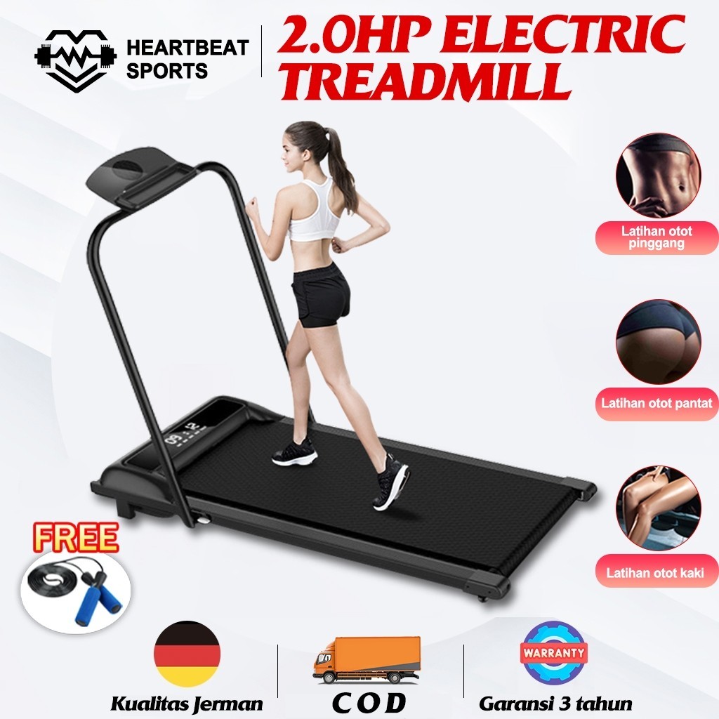 Jual Treadmill Elektrik Walking Pad Treadmil Listrik Alat Olahraga ...
