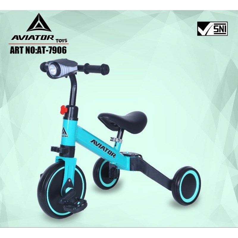 Jual Push bike AVIATOR AT 7906 Balance Bike Keseimbangan sepeda anak ...