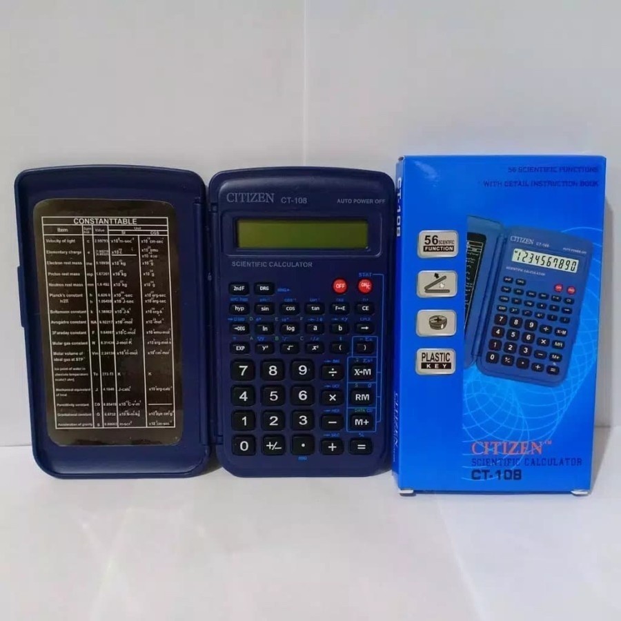 Jual Kalkulator / calculator Citizen Scientific Ilmiah CT 108 daffa ...