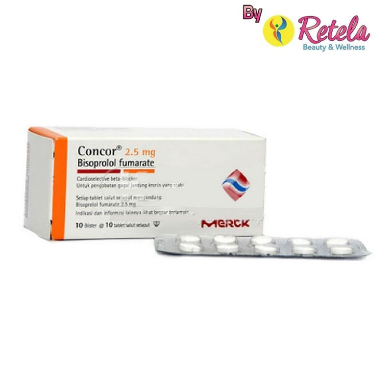 Jual CONCOR 2.5MG 1 BOX 10 BLISTER | Shopee Indonesia