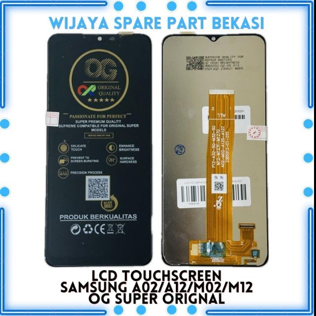 Jual LCD TOUCHSCREEN SAMSUNG A02/A12/M02/M12/A32 5G/M32 5G OG SUPER ORIGINAL BLACK | Shopee ...
