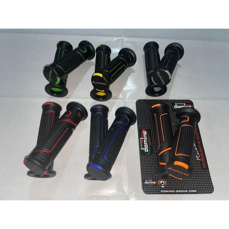 Jual [ FURMOTOR ] HANDGRIP MOTOR GARIS DOMIN0 WARNA MODEL TDR HAND GRIP ...