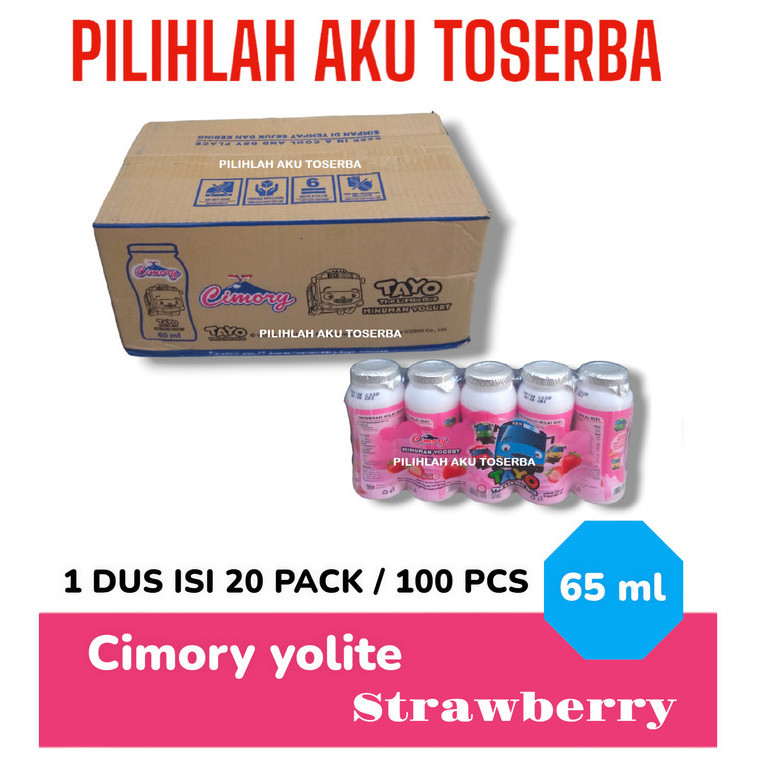 Jual CIMORY YOGURT YOLITE KIDS Drink STRAWBERRY 65 ml - ( HARGA 1 DUS ...