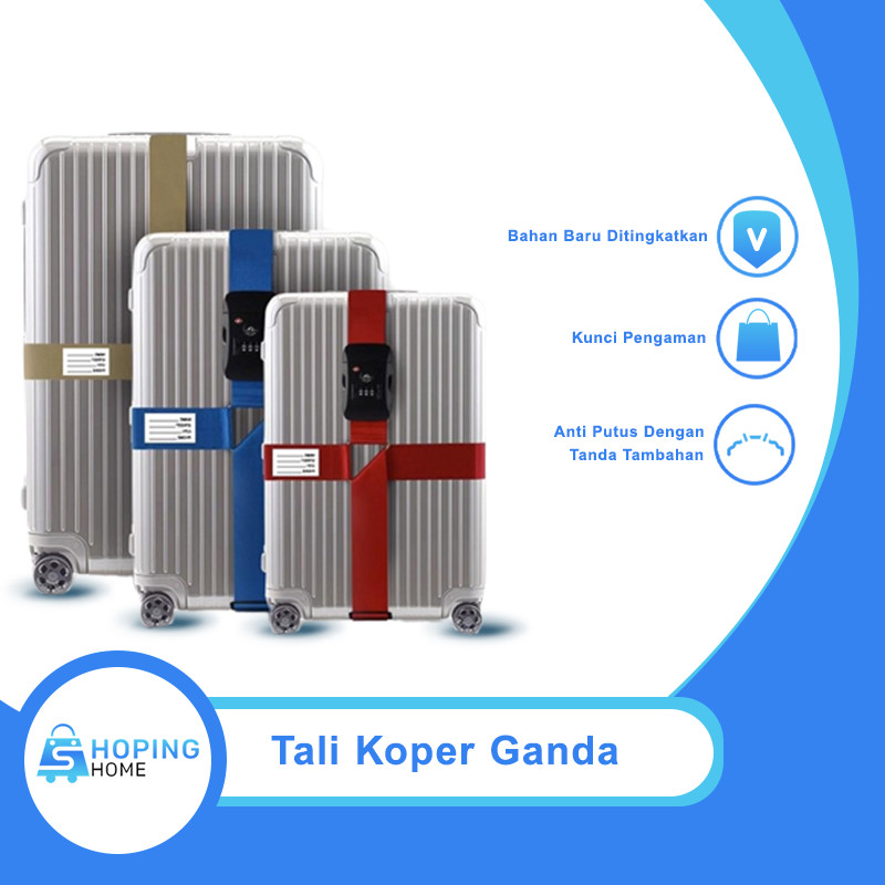 Jual Tali Pengaman Koper/Tali Sabuk Koper Kunci Pengaman / LYNX Luggage ...