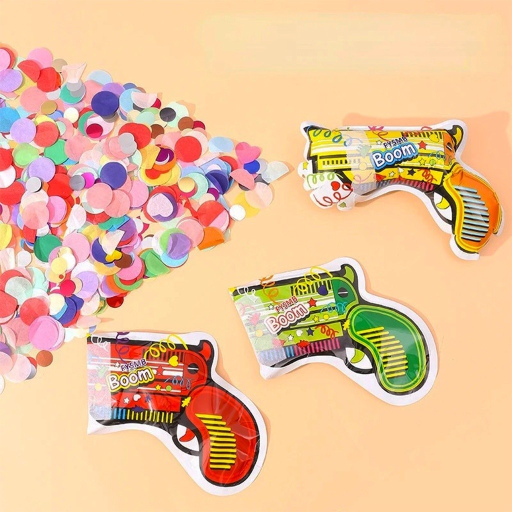 Jual Party Popper Gun Meriam Pesta Inflatable Confetti Pistol Semprot ...