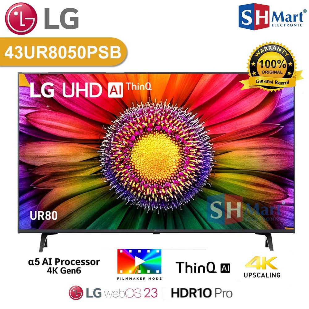 Jual SMART TV LG 43 INCH 43UR8050 UHD 4K HDR ThinQ AI MAGIC REMOTE ...