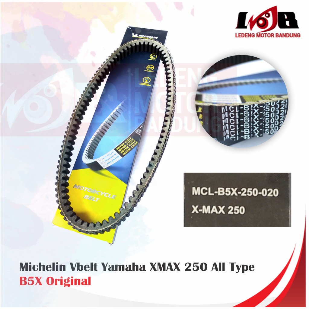 Jual Michelin V Belt XMAX 250 Van Belt Motor MCL B5X Scooter Matic ...