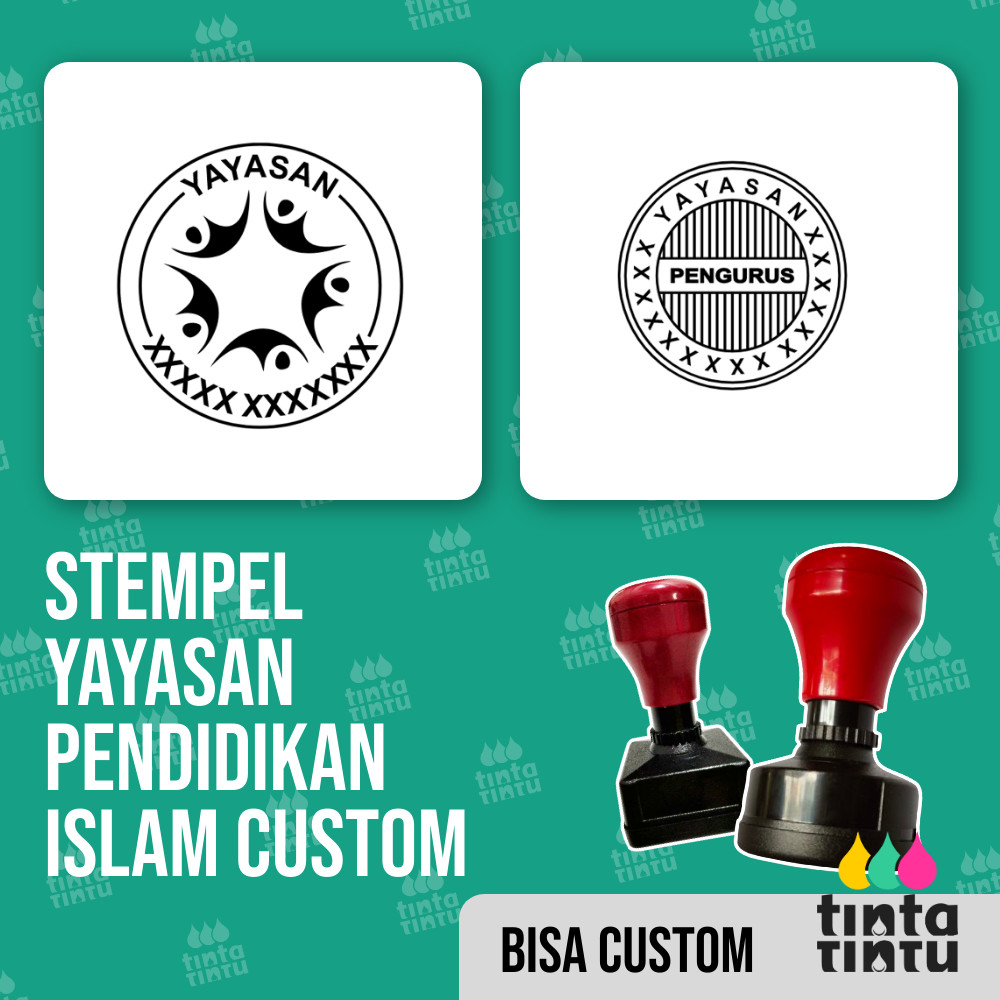 Jual Stempel Yayasan Pendidikan Islam Custom | Shopee Indonesia