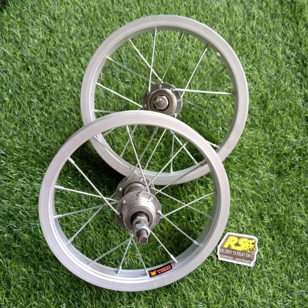 Jual roda velg sepeda anak wheelset 12 inch mini bmx gerobak depan ...