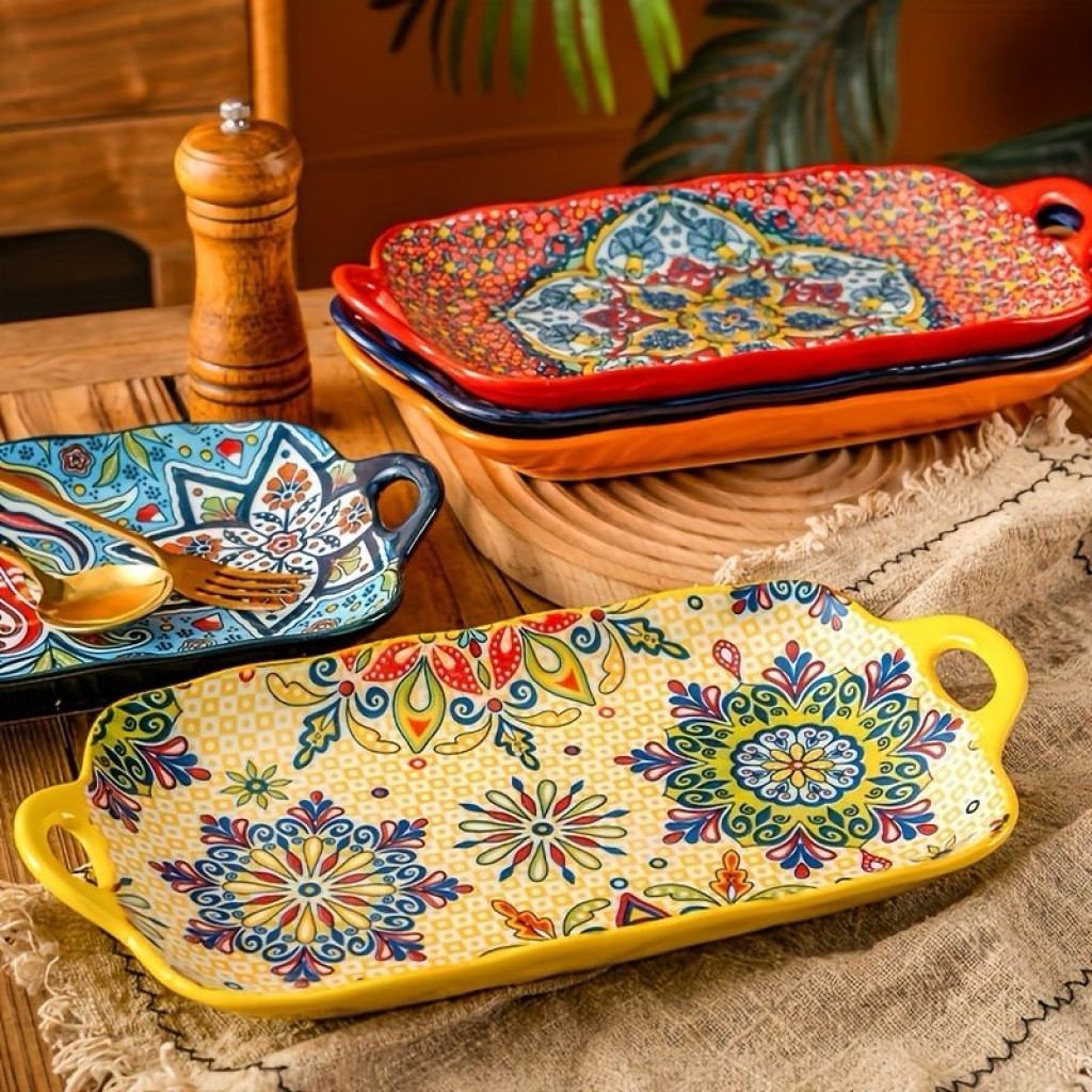 Jual Bohemian Tray and Bowl by Platefulnco | Shopee Indonesia