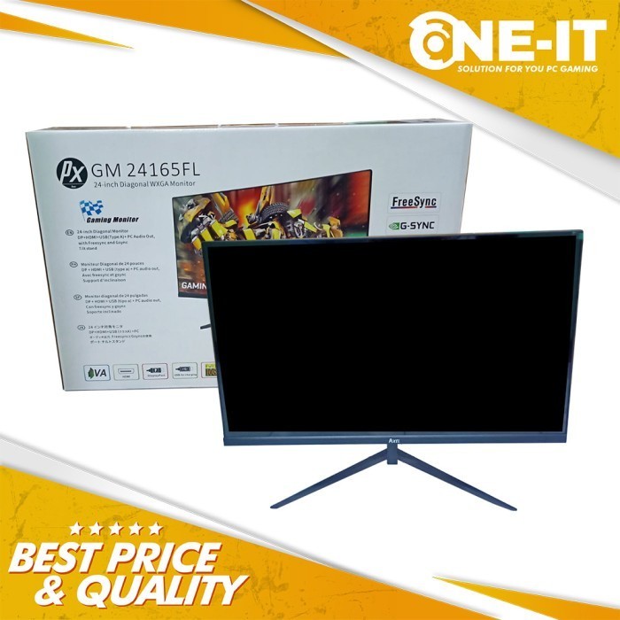 Jual Gaming Monitor PIXEL GM 24165FL 24 inch FHD 165Hz VA GM24165FL ...