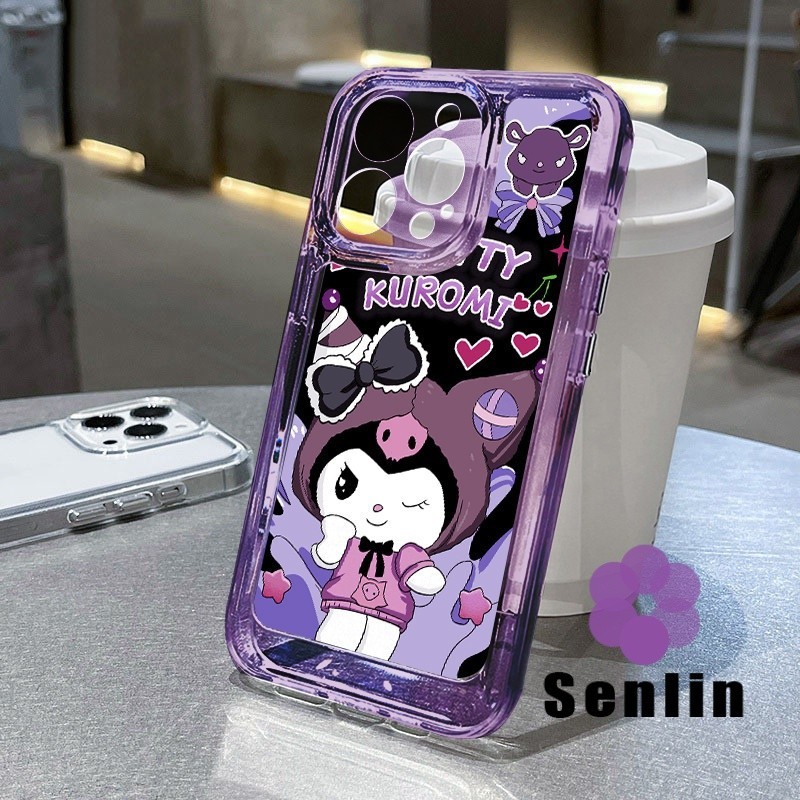 Jual Sanrio Kurome cewek Casing ponsel transparan Case For Samsung A56 5G A36 A07 A26 5G A16 5G ...
