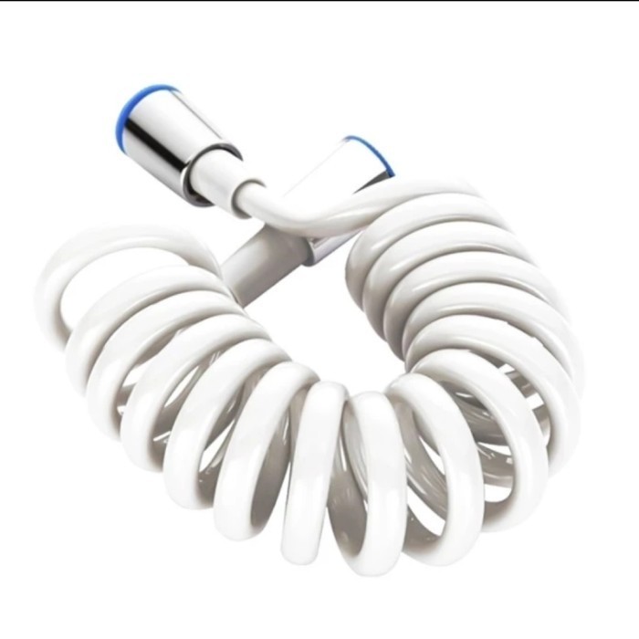 Jual TK Selang Shower Spiral 1,5mtr Flexible Toilet Bidet spring hose ...