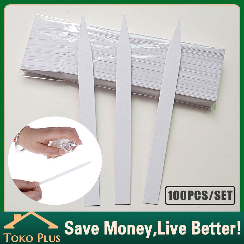 Jual ( 100 Lembar ) Lurus Kertas Parfum Paper Strip Fragrance Test Uji ...