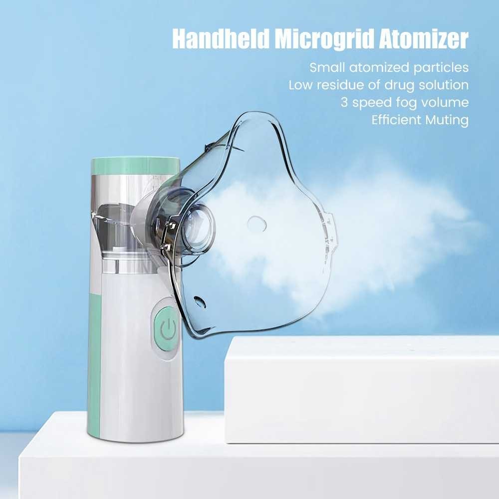 Jual [COD] Alat Terapi Pernapasan Portabel Handheld Nebulizer Inhaler ...