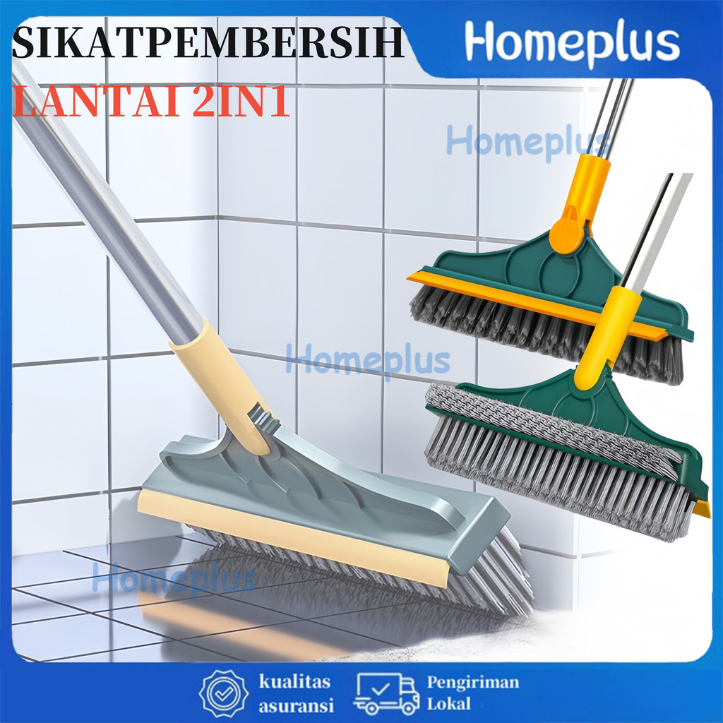 Jual Sikat Toilet Lantai / Sikat Dorong Gagang Panjang / Sikat Lantai ...